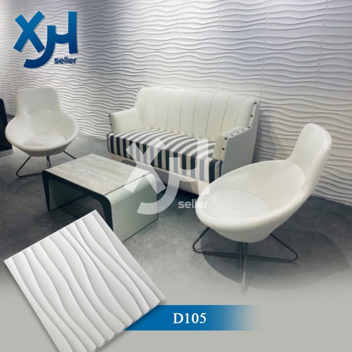 Wall Panel 3D PVC Wallpaper Dinding Ornamen Dinding 50cm- D105 | Lazada ...