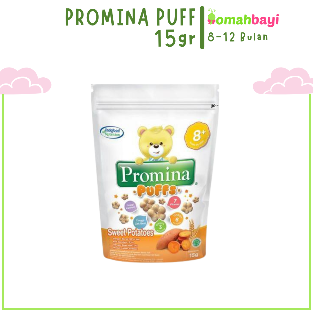 Promina Puff Cemilan Snack Bayi 15 Gram Usia 8 Bulan | Lazada Indonesia
