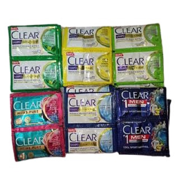 Clear Shampoo Sampo 9 ml 1 Renceng 12 Sachet All Variant | Lazada Indonesia