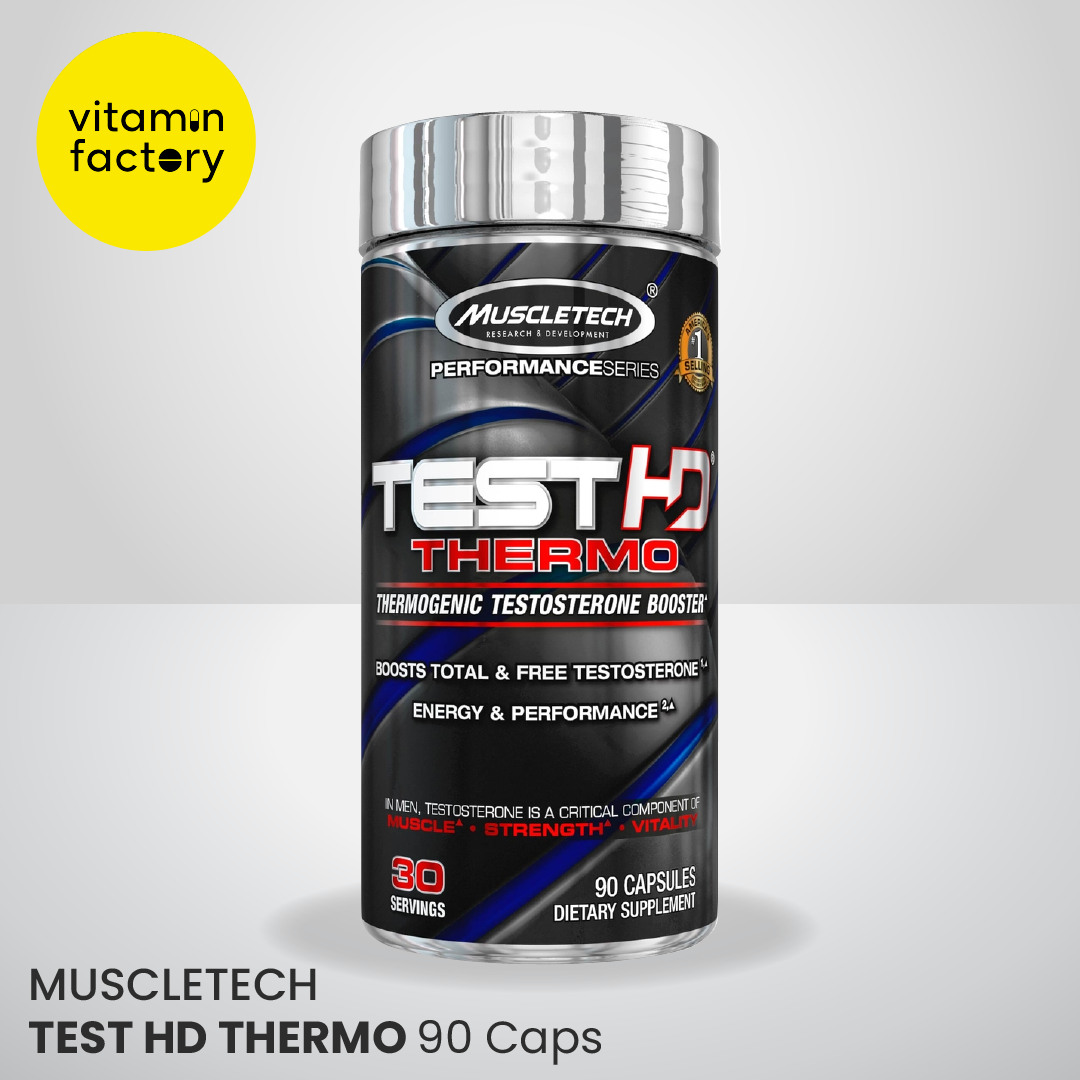 Muscletech Test HD Thermo Original Testosteron Booster 90 Capsules ...