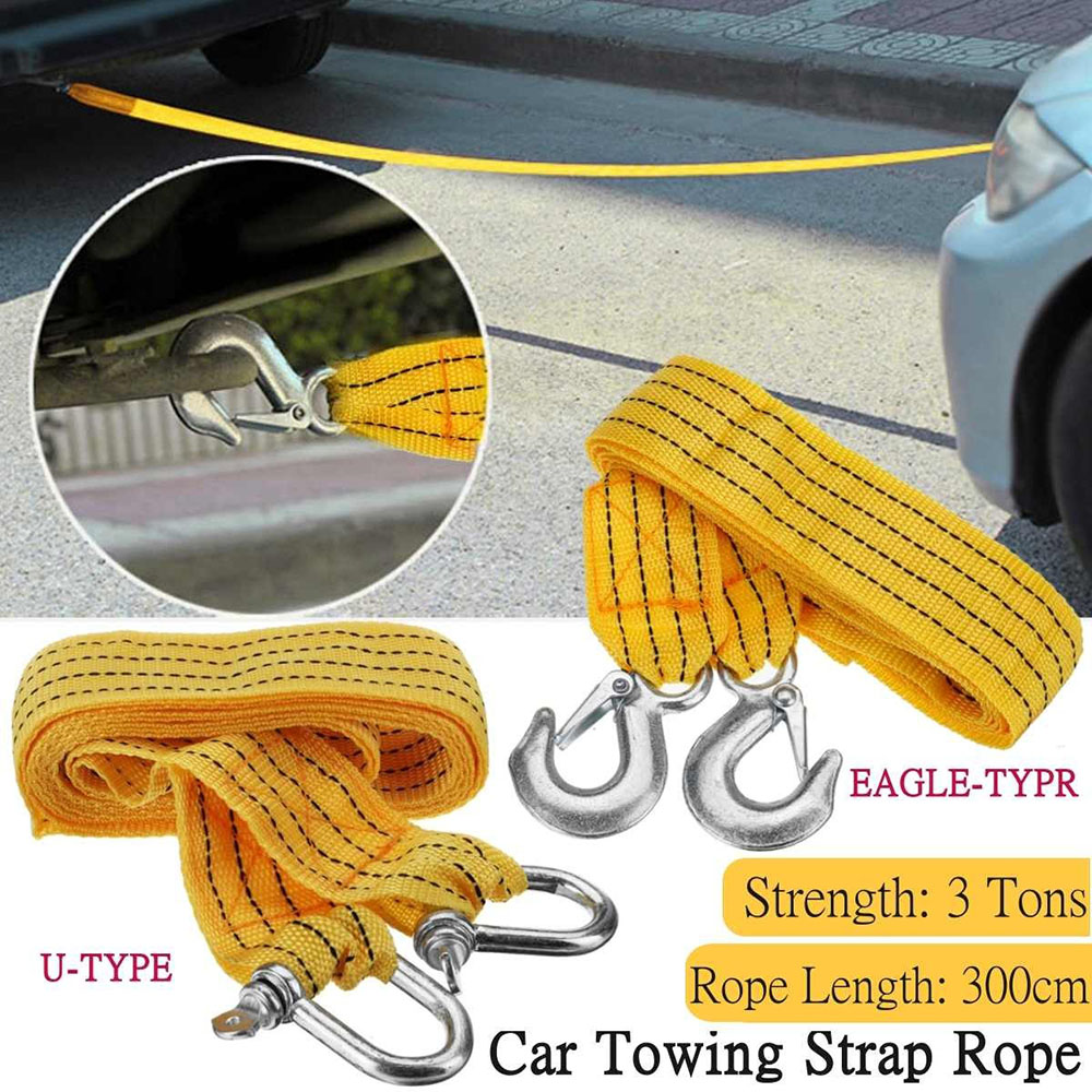 Tali Derek Mobil Emergency Tow Rope U-Type | Lazada Indonesia