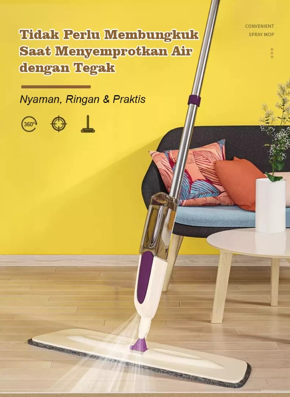 Spray Mop Alat Pel Lantai Semprot Microfiber / Alat Pel Lantai Isi Air ... Spray Mop Alat Pel Lantai Semprot Microfiber / Alat Pel Lantai Isi Air ...