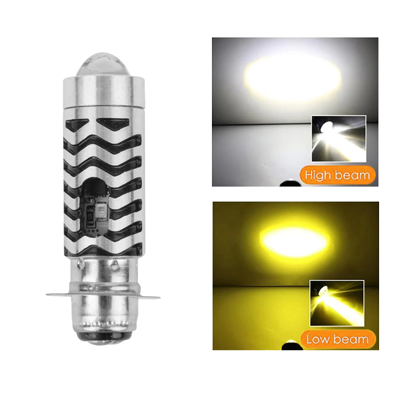 SEAMETAL Lampu LED H6 Laser Hi Lo Lampu Utama Motor LED Laser H6 ...