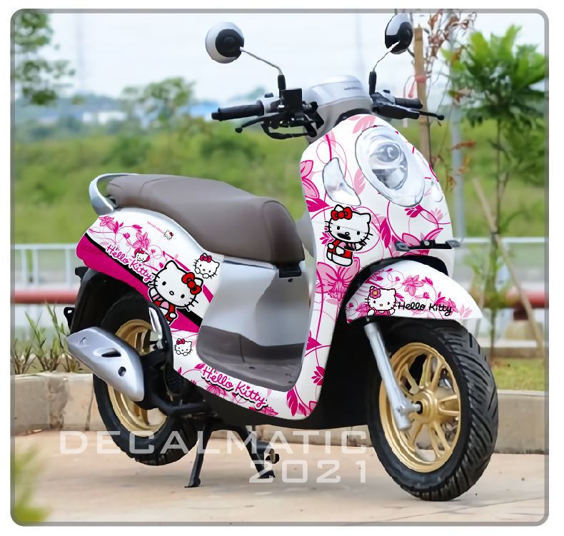 Stiker Decal Full Body Scoopy 2021 Hello Kitty 2 | Lazada Indonesia