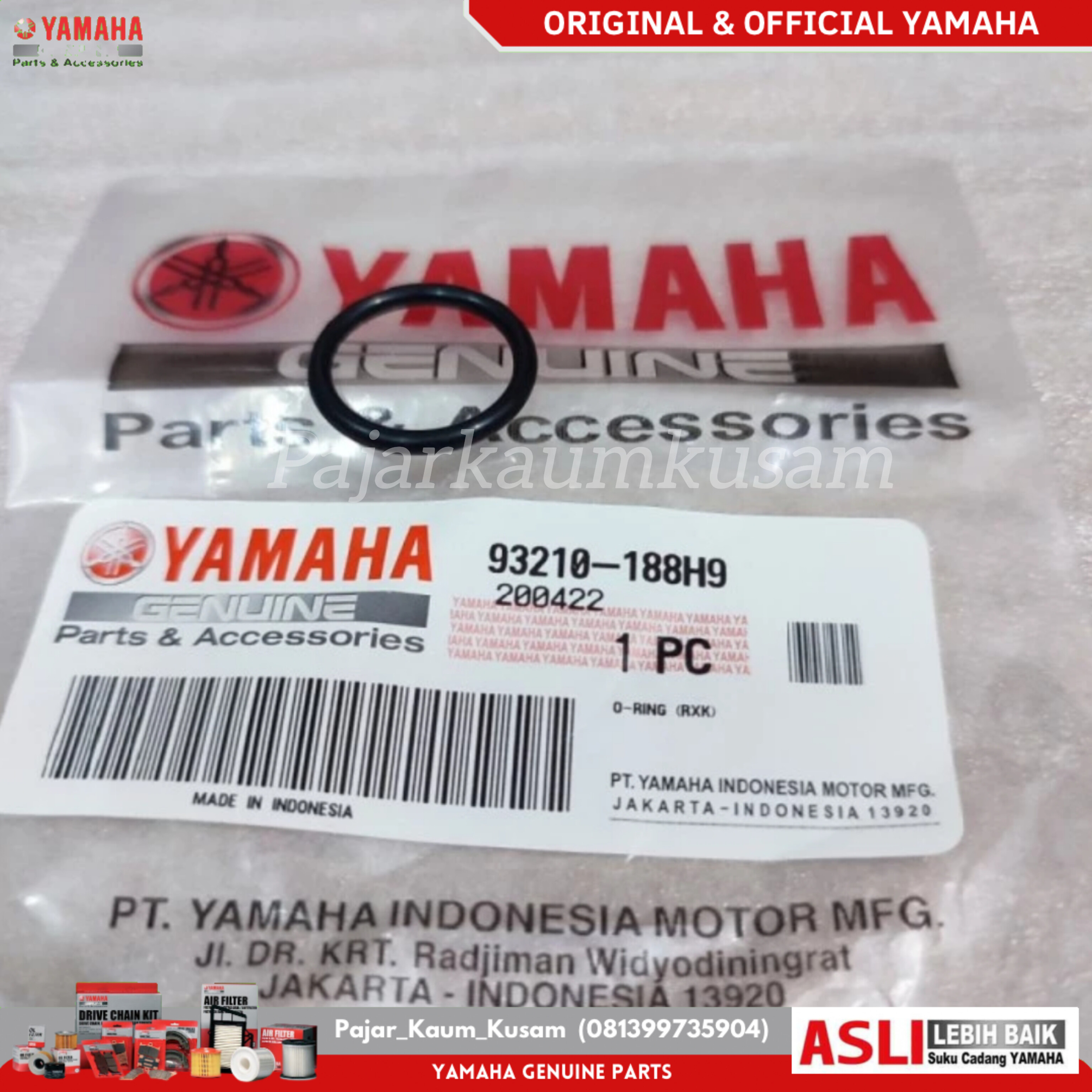 SIL AS POMPA OLI SAMPING RX KING RXS ORIGINAL 93210-188H9 ORING ...