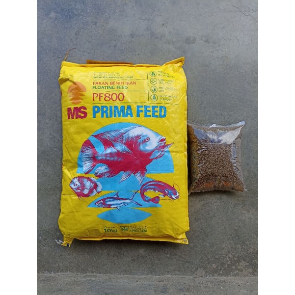 Pakan Koi PRIMA FEED PF 500 PF 800 PF 1000 1Kg Pelet ikan Pakan Benih ...