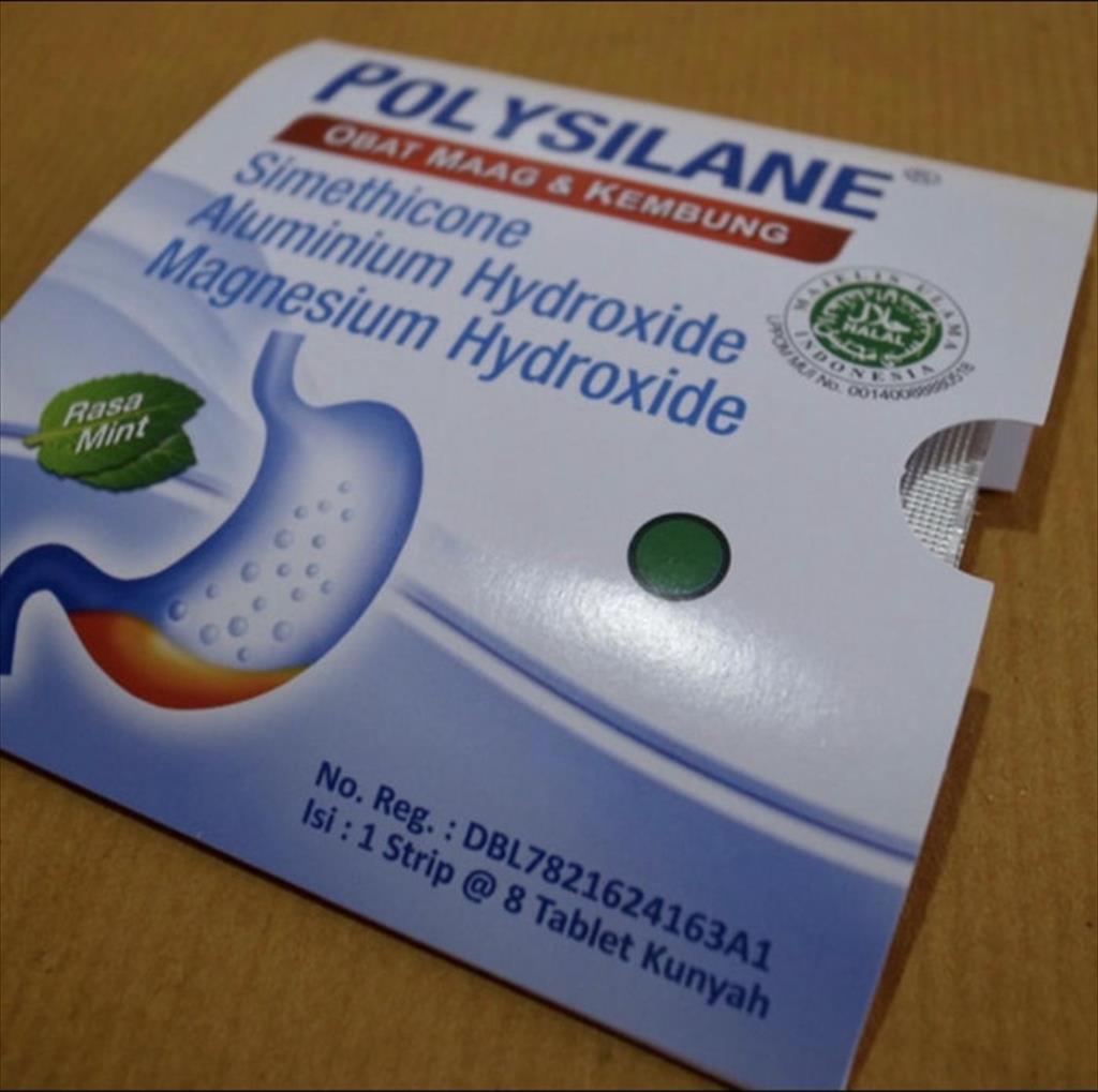 polysilane tablet 1blister isi 8tablet | Lazada Indonesia