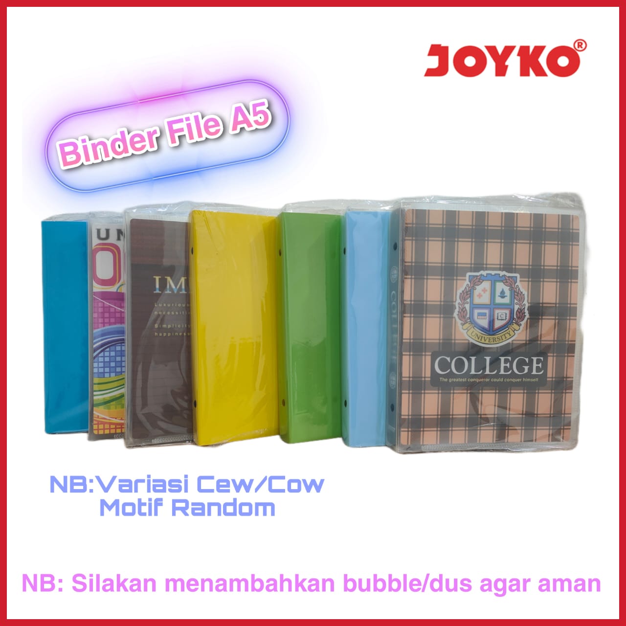 BINDER FILE BINDER NOTE JOYKO A5 | Lazada Indonesia