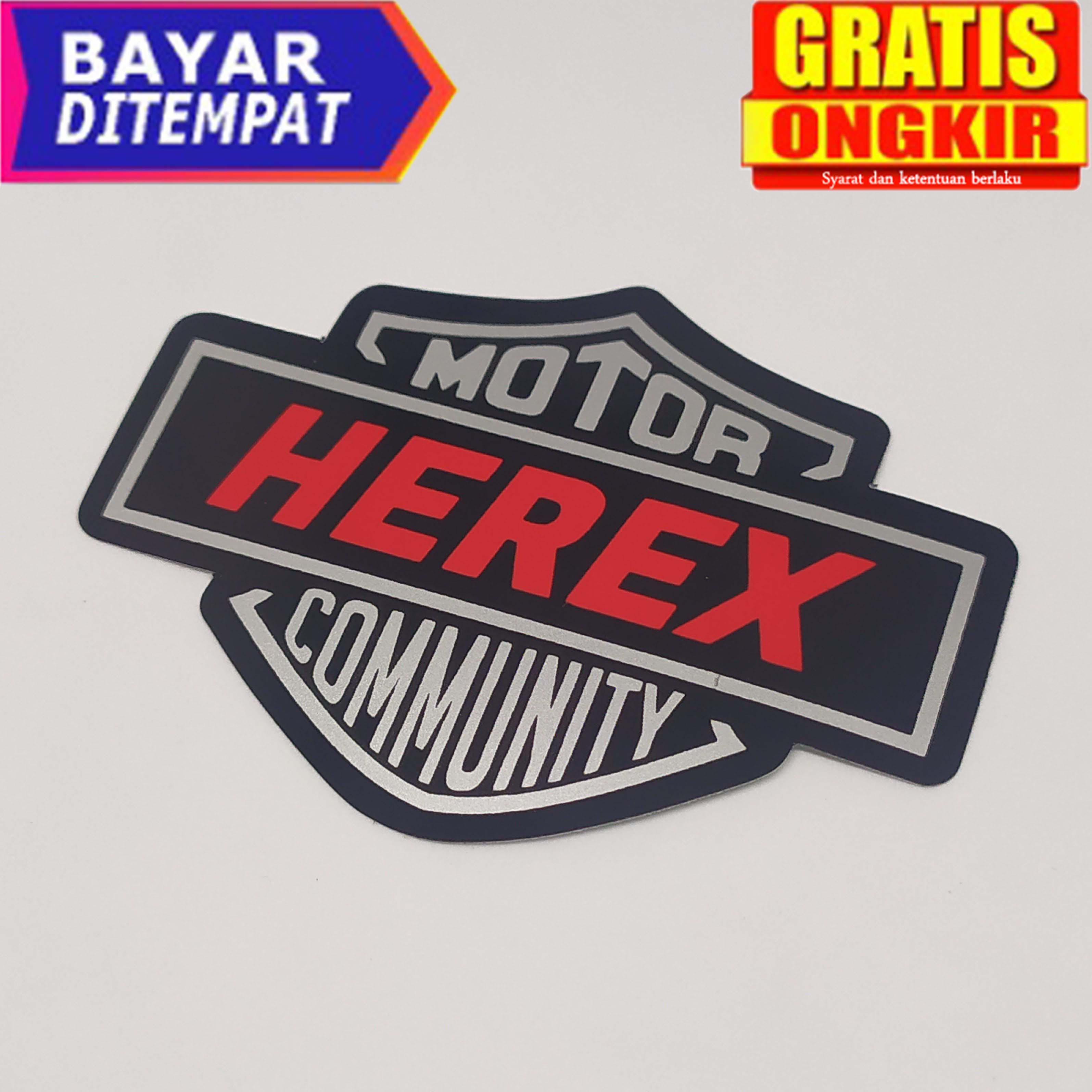Stiker herex , sticker racing , sticker motor , cutting sticker motor ...