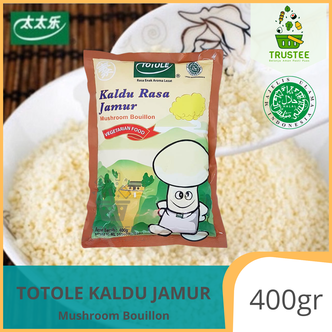 TOTOLE kaldu jamur 400gr Penyedap rasa halal MUI | Lazada Indonesia