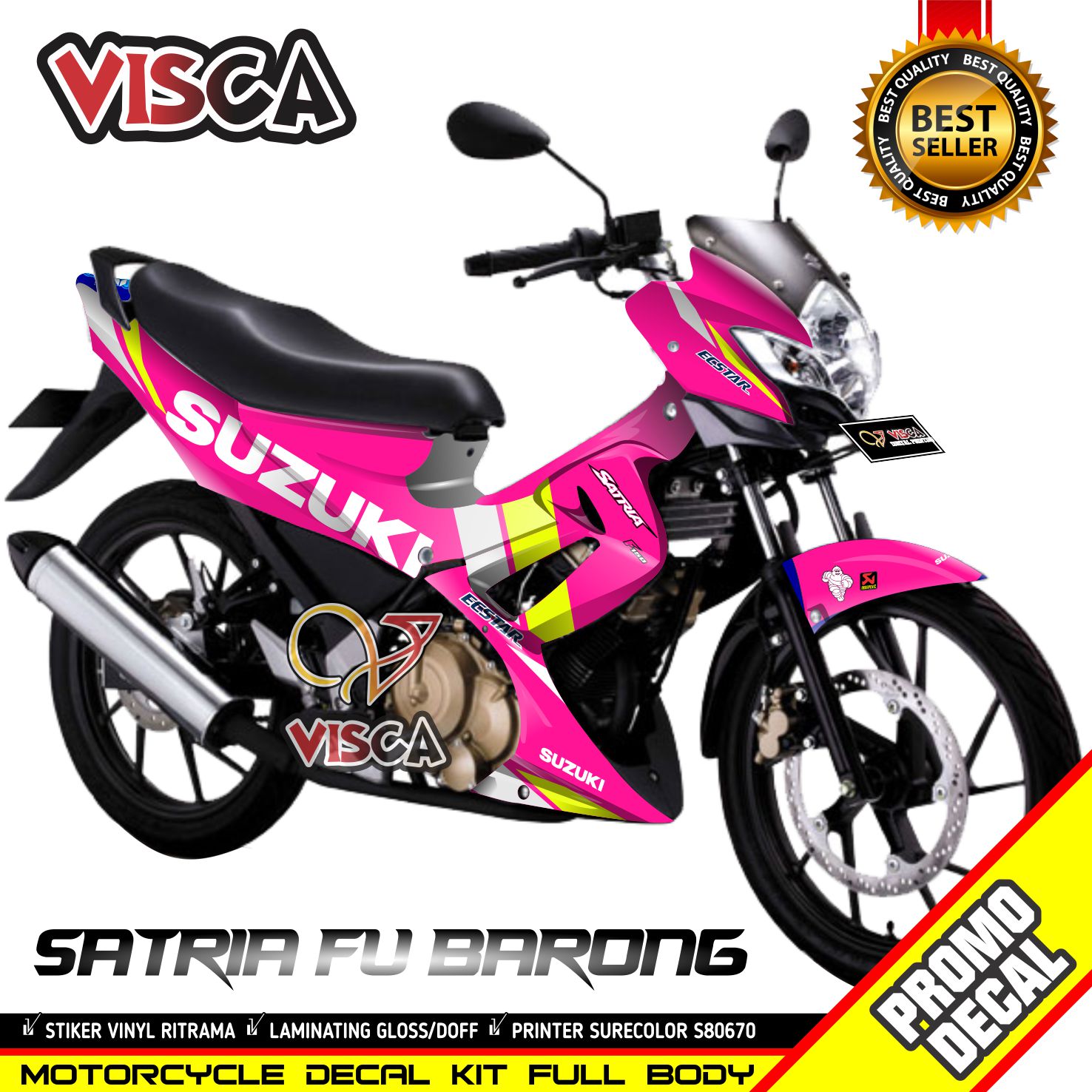 Decal Satria Fu Barong 2012 Full Body Stiker Satria Fu Barong 2012 Full ...