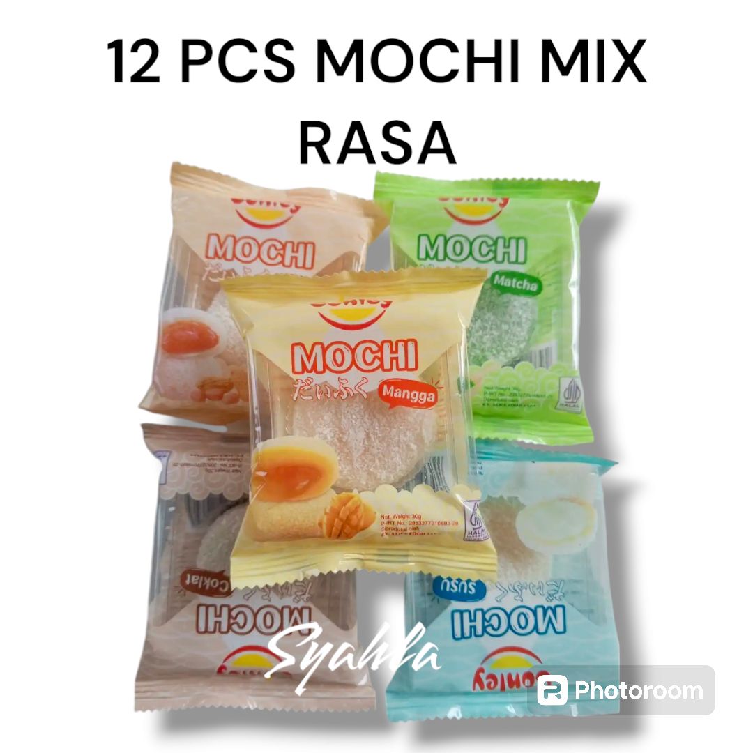 Mochi Taburan Kelapa / Kue Mochi Varian Rasa KUE Mochi CONLEY ISI 5 ...