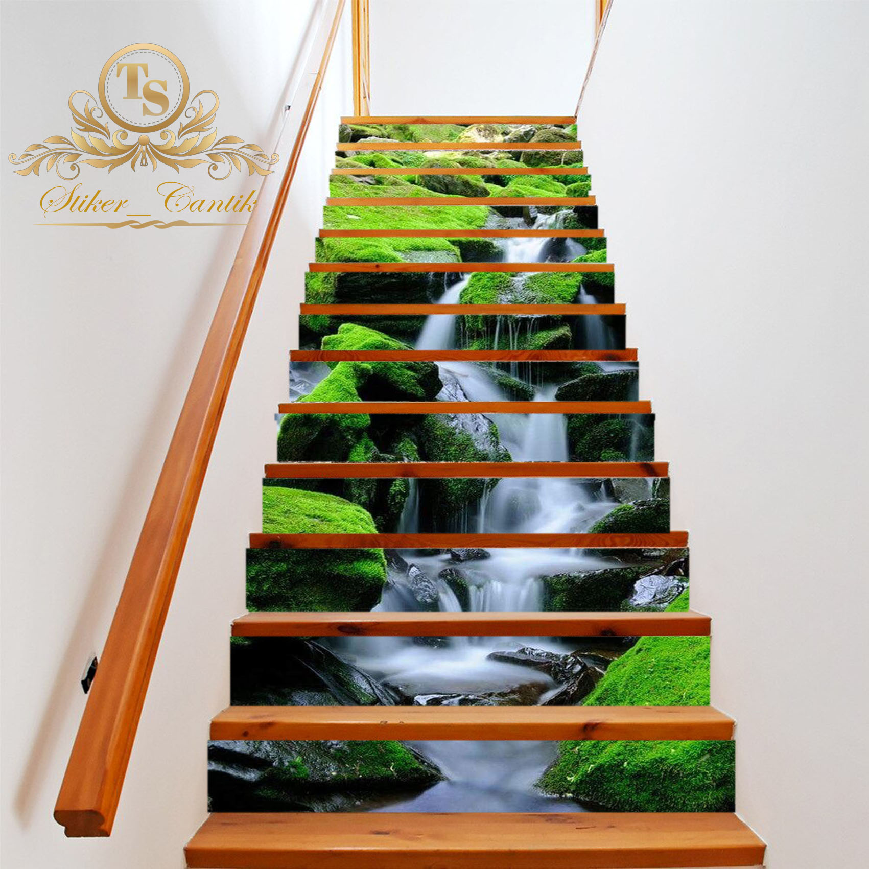 stiker tangga motif air terjun | Lazada Indonesia