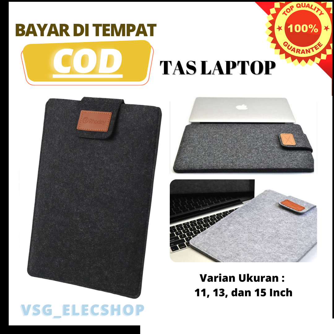 Tas Laptop Rhodey Felt Sleeve Case Laptop/ Rhodey Bag Laptop/ Sarung ...
