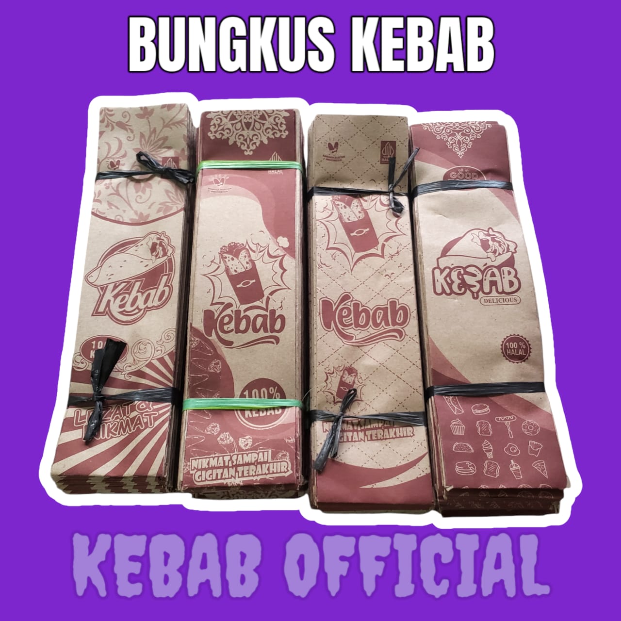 KERTAS KEBAB PAPER CRAFT isi 100 LEMBAR | Lazada Indonesia