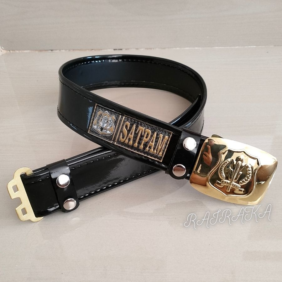 Kopel Satpam Kopel Sabuk Security kulit terbaru | Lazada Indonesia