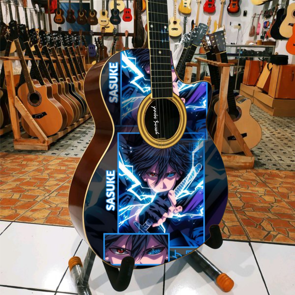 Stiker Gitar Akustik Keren 79 / Sticker Gitar Aesthetic / Stiker Gitar ...