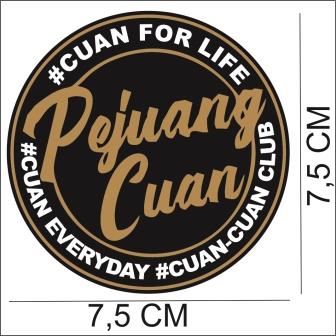 stiker sticker kaca helm hp laptop mobil motor kata unik pejuang rupiah ...