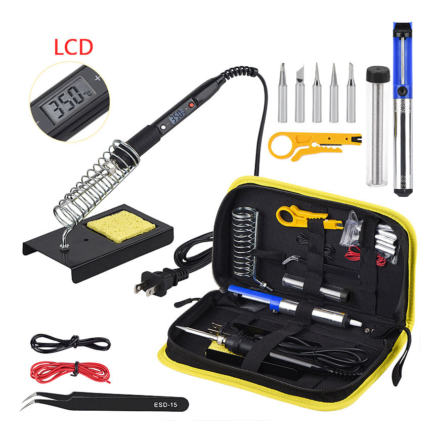 Set Peralatan Solder Kit LCD Electric Solder Iron 60W 220V | Lazada ...