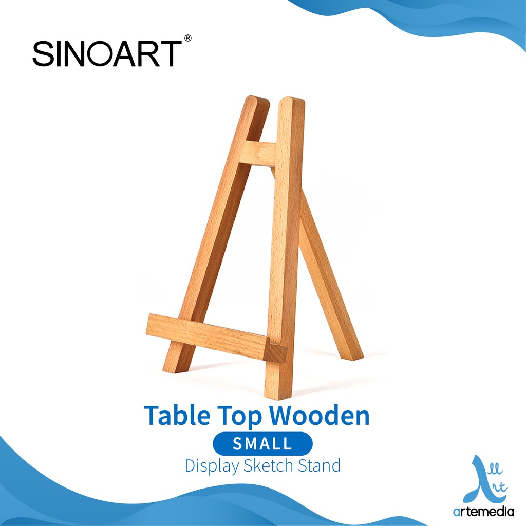 Easel Lukis Sinoart Small Table Top Wooden Display Sketch Stand ...