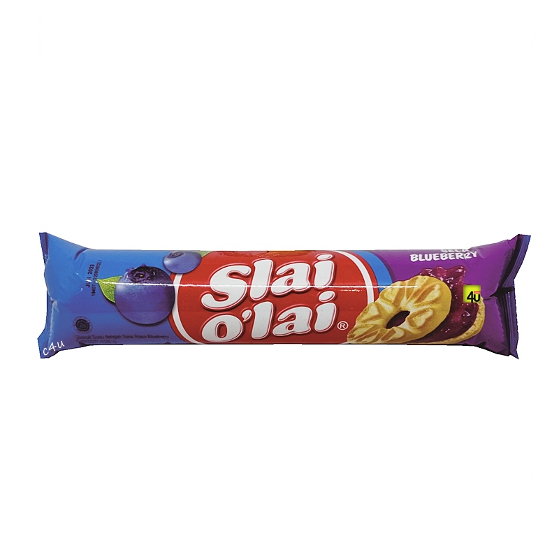 Slai O'lai - Biskuit Selai BLUEBERRY - 128g Kemasan ROLL | Lazada Indonesia