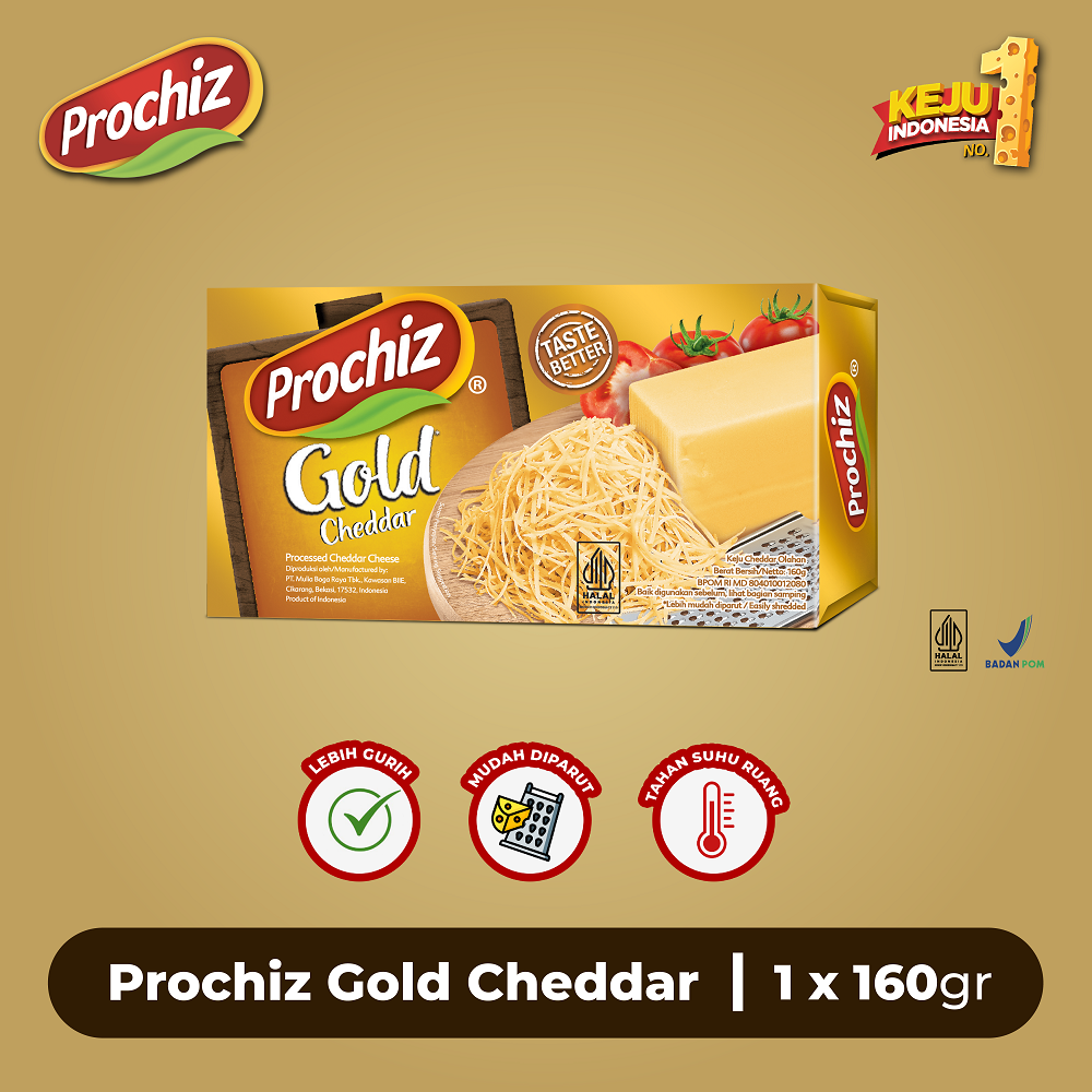Keju PROCHIZ Gold 160 gr | Lazada Indonesia