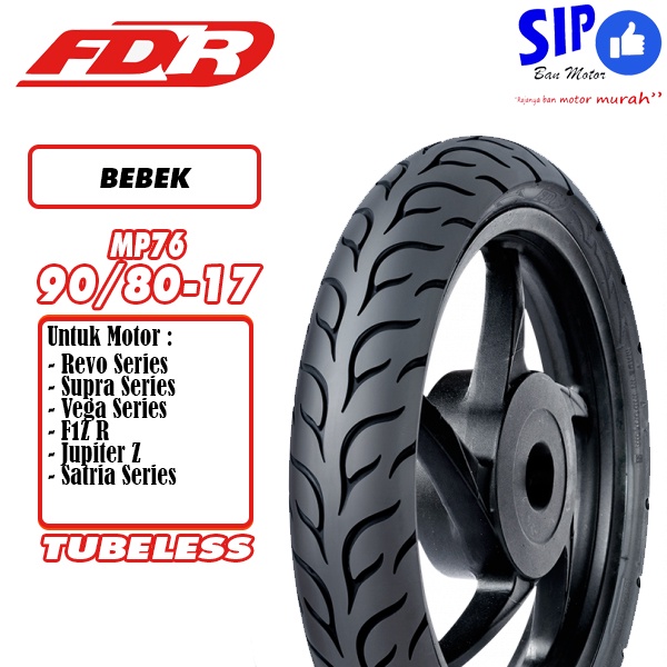 Ban motor bebek Soft Compound FDR Sport MP76 90 80 ring 17 Tubeless ...