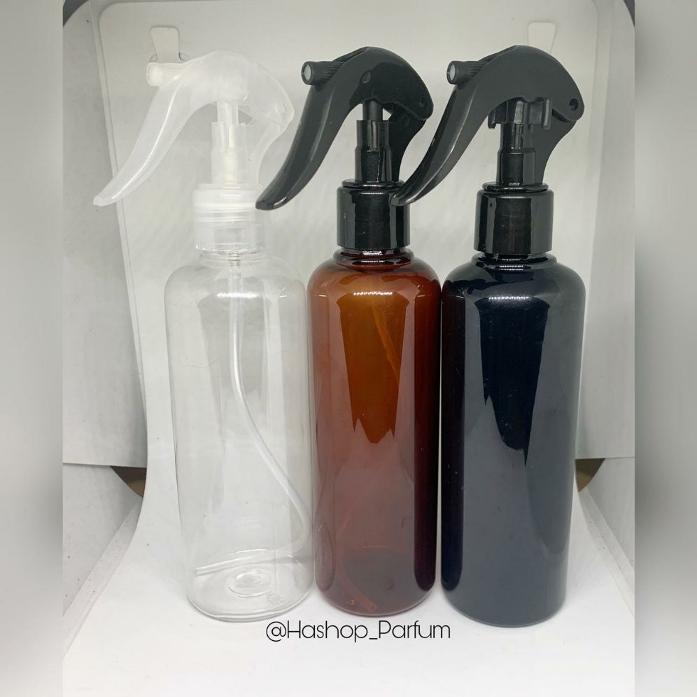 botol spray trigger 250ml hitam clear amber botol semprot serbaguna ...