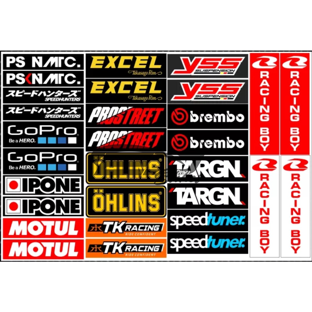 Stiker racing | Lazada Indonesia