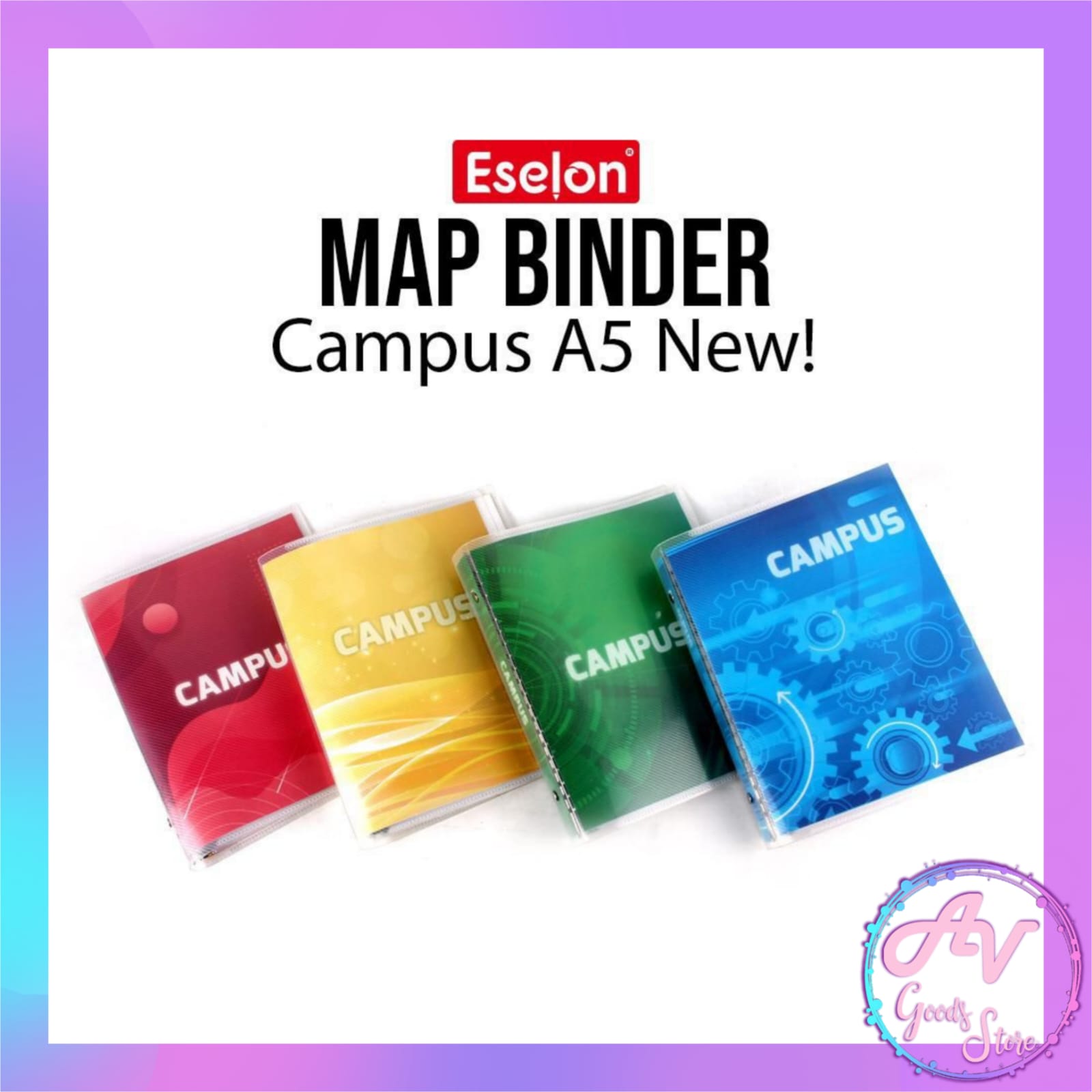 map binder campus A5 / binder note / buku binder campus A5 | Lazada ...