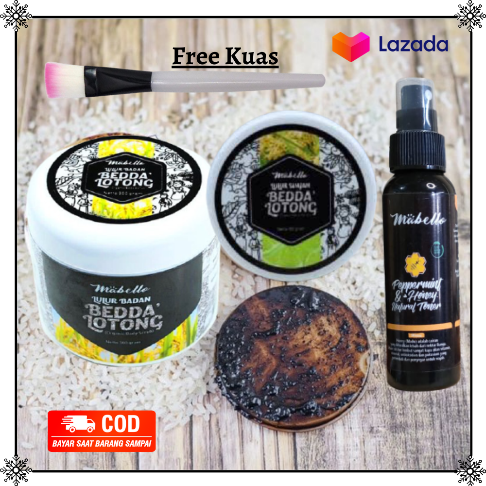 Paket Lengkap Lulur Bedda Lotong Khas Bugis"Lulur Pemutih Kulit ...