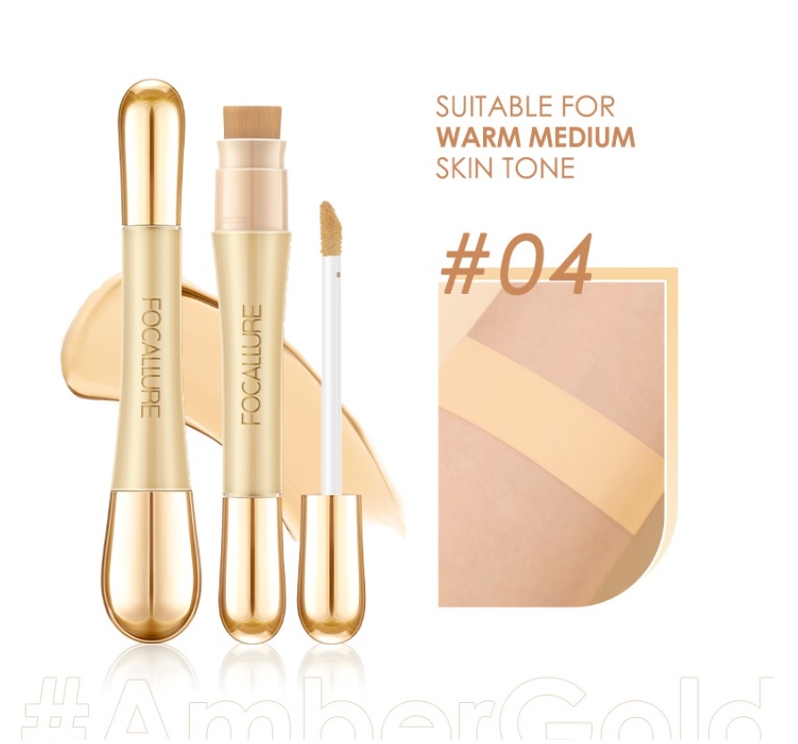[BPOM] FOCALLURE Soft Matte Complete Concealer #AmberGold Full Coverage ...