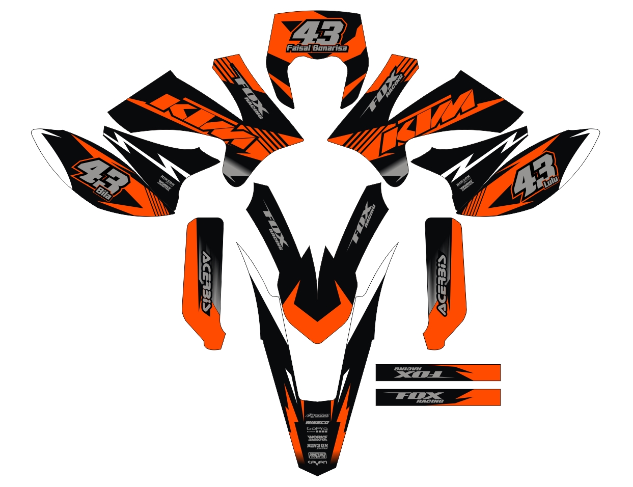Sticker Decal All Viar Cross X 150 Viar Cross X 200 ES Viar Cross X 250 ...