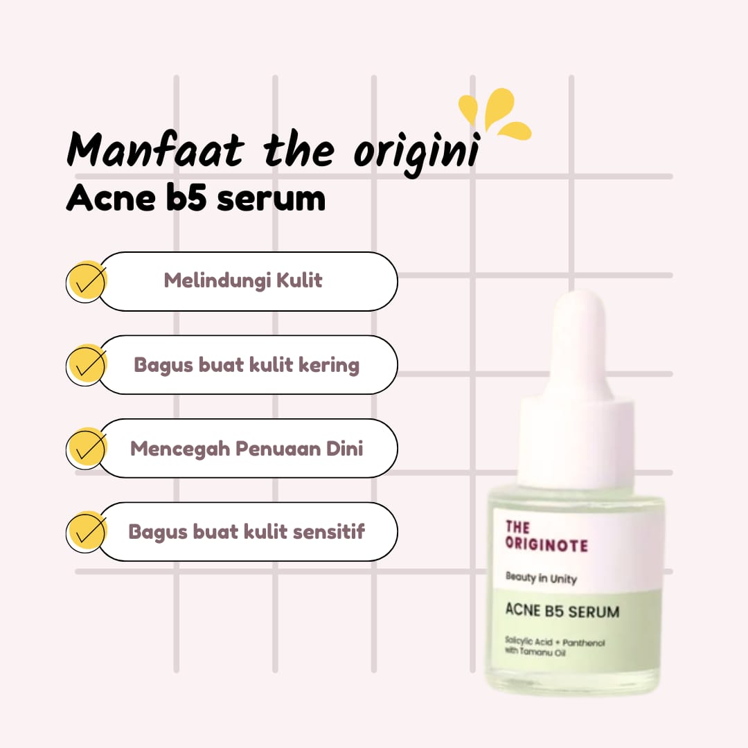 [Pre-Order] The Originote Acne B5 Serum 20ml - Serum Anti Acne Anti ...