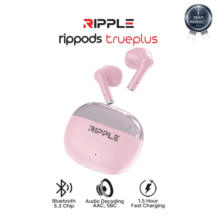 Ripple Rippods True Plus TWS Headset Bluetooth Earphone Mini Earbuds ...