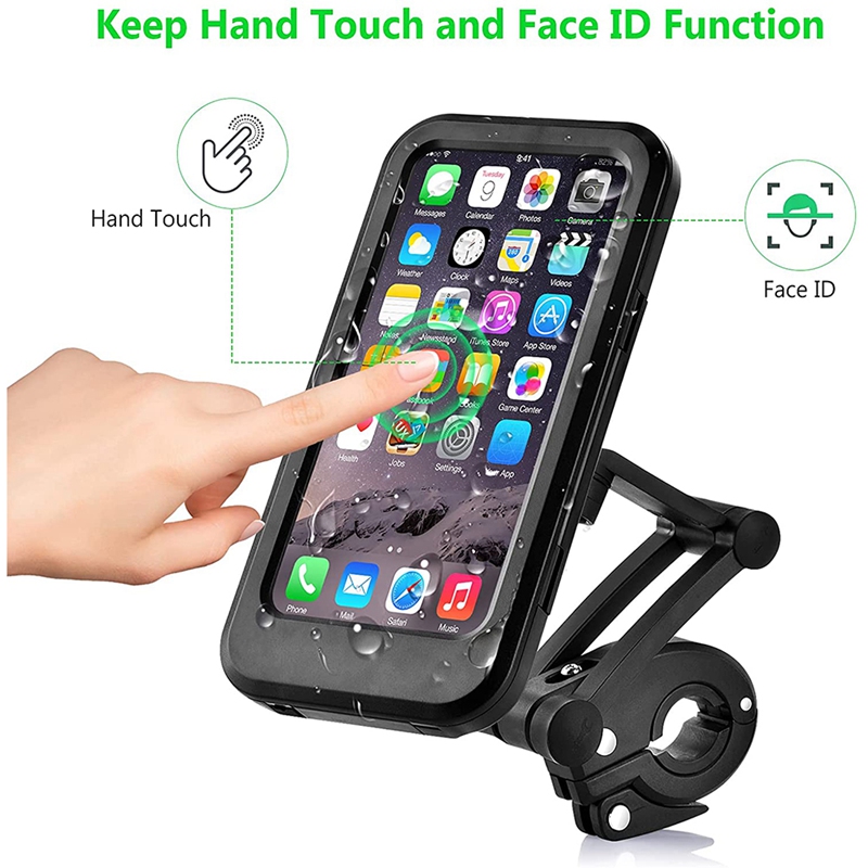Waterproof Bike Phone Mount, Universal Extendable Foldable Rotation ...