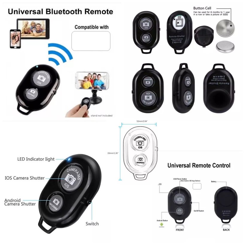 Tomsis Remote Bluetooth Smartphone Control Selfie Universal For Android ...
