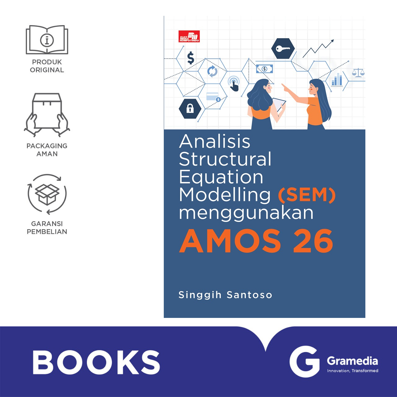 ANALISIS STRUCTURAL EQUATION MODELLING (SEM) MENGGUNAKAN AMO | Lazada Indonesia