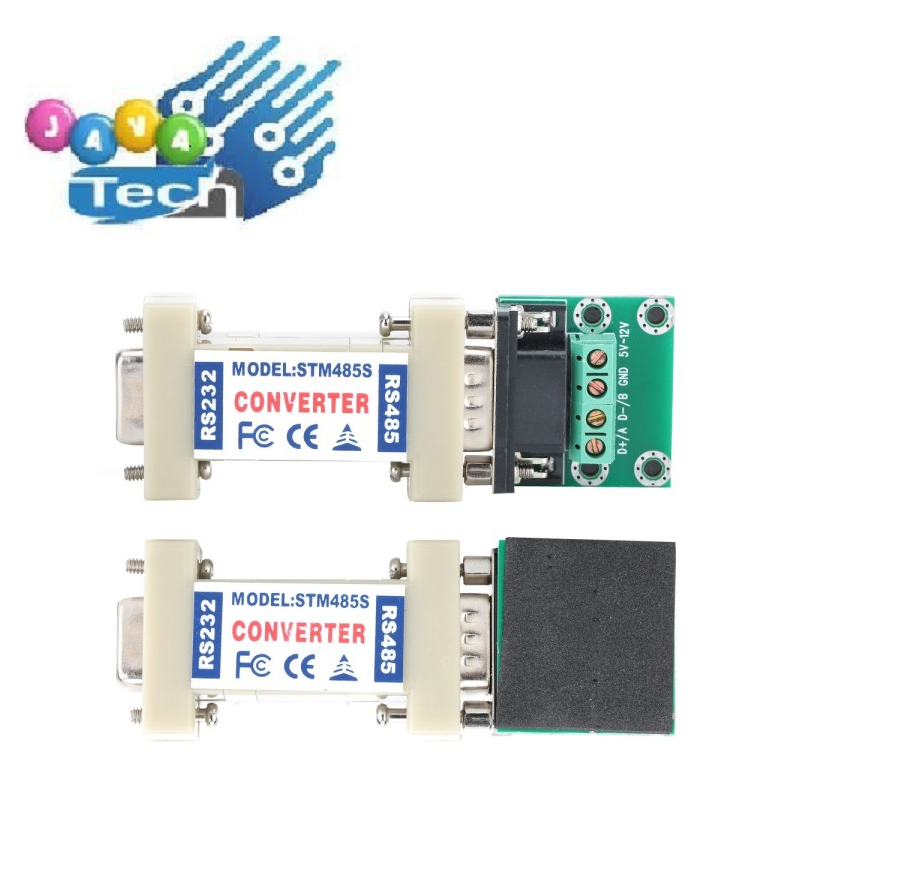 RS232 DB-9 Female to RS485 Serial UART Adapter Converter 1.2Km Range ...