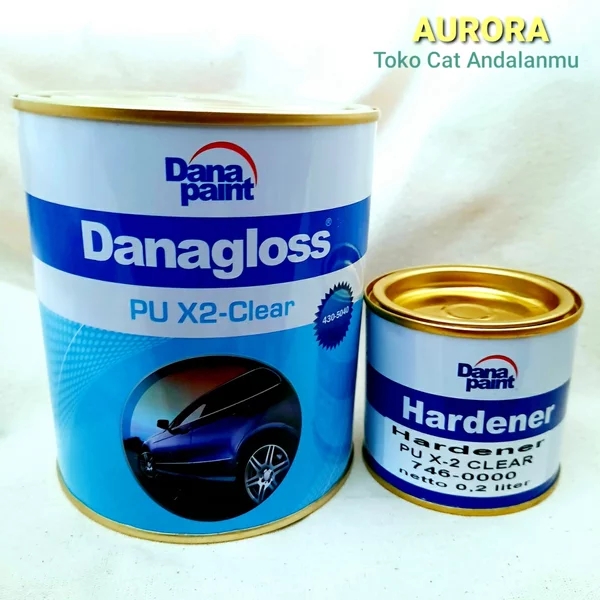 Clear Danaglos X2 Anti Gores PU Plus Hardener Danagloss Pernis ...