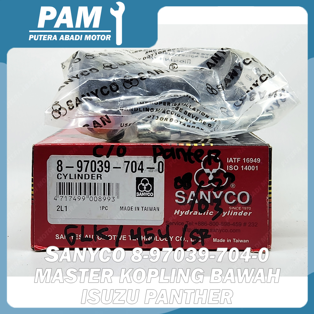Master Kopling Bawah Isuzu Panther Sanyco 8 97039 704 0 Co Assy