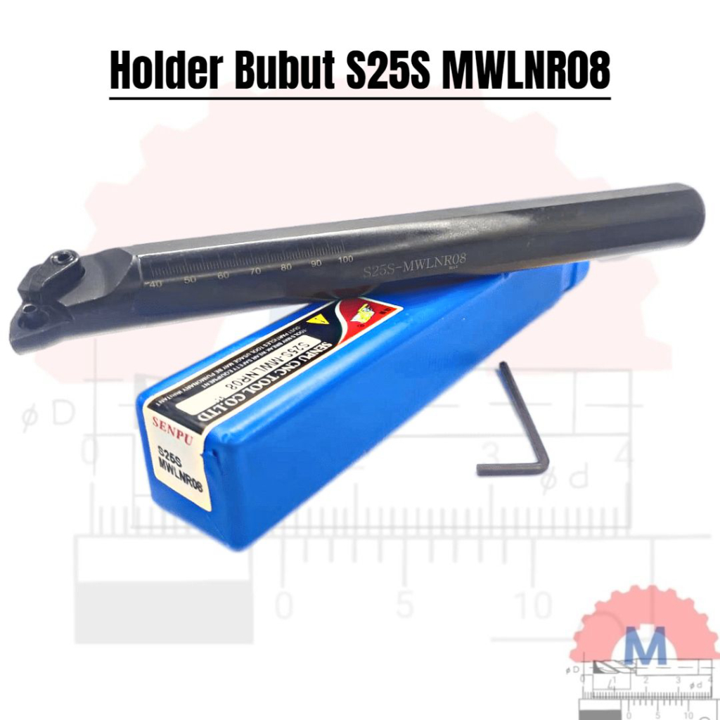 S25 MWLNR08 Stang bubut boring 25mm S25S MWLNR 08 | Lazada Indonesia