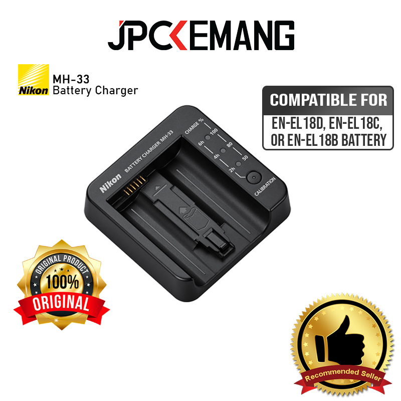 Nikon Battery Charger MH-33 Nikon MH33 JPC KEMANG ORIGINAL | Lazada ...