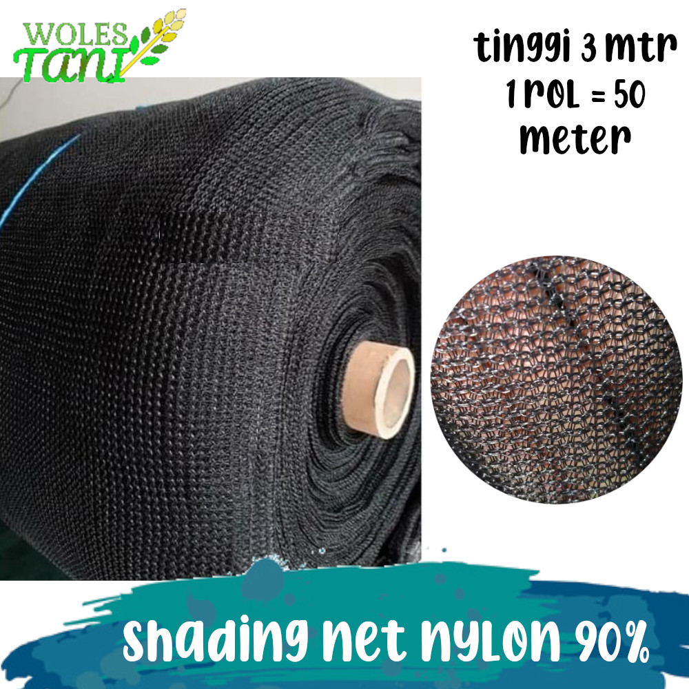 Shading Net Nilon Paranet Nilon 90% 1 Rol Awet dan Tebal | Lazada Indonesia