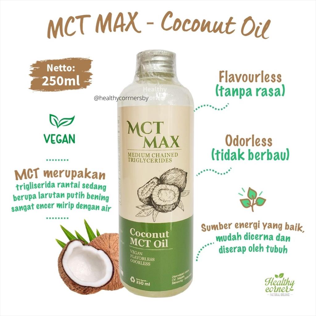 Coconut MCT Oil 250mL Medium Chain Triglycerides - MCT Max | Lazada Indonesia