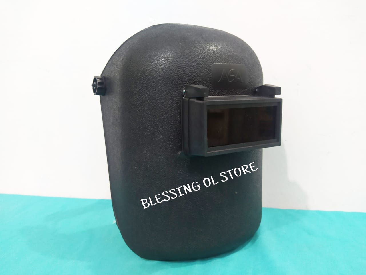 KEDOK LAS HELM LAS / TOPENG LAS KEPALA MODEL PUTAR HITAM ASA | Lazada ...