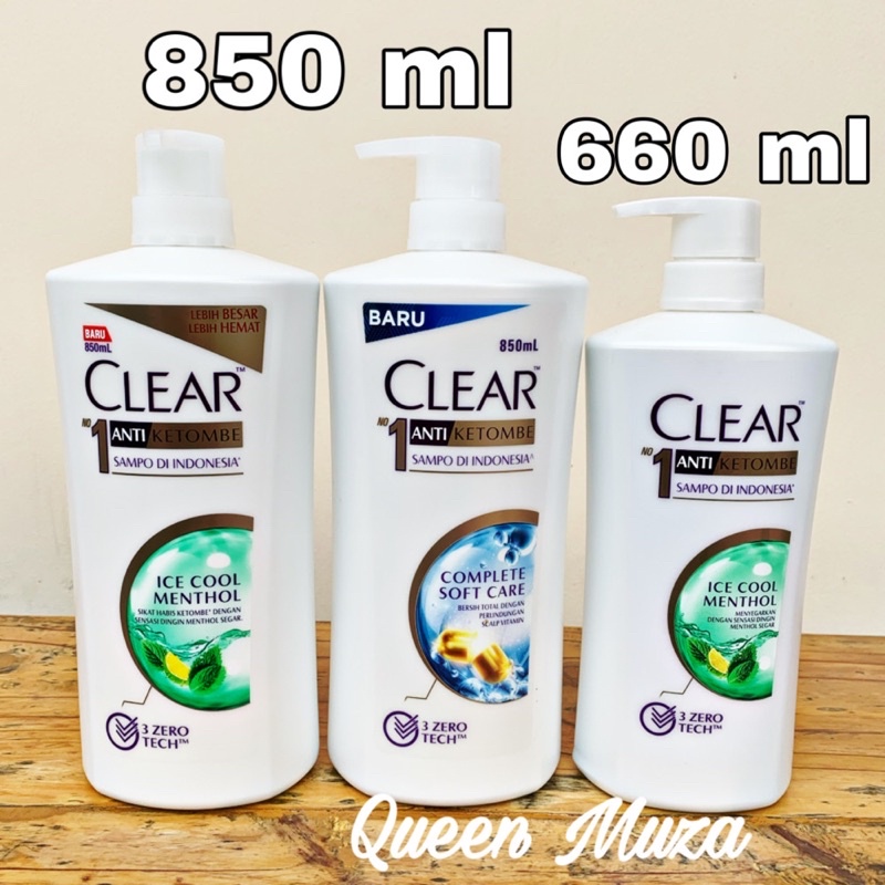 Clear Ice Cool Menthol / Complete Soft Care Shampoo 660ml 850ml anti ...