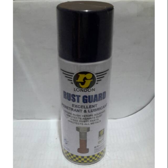 spray anti karat rust guard kemasan 400cc rj london 400 cc ml pelumas ...