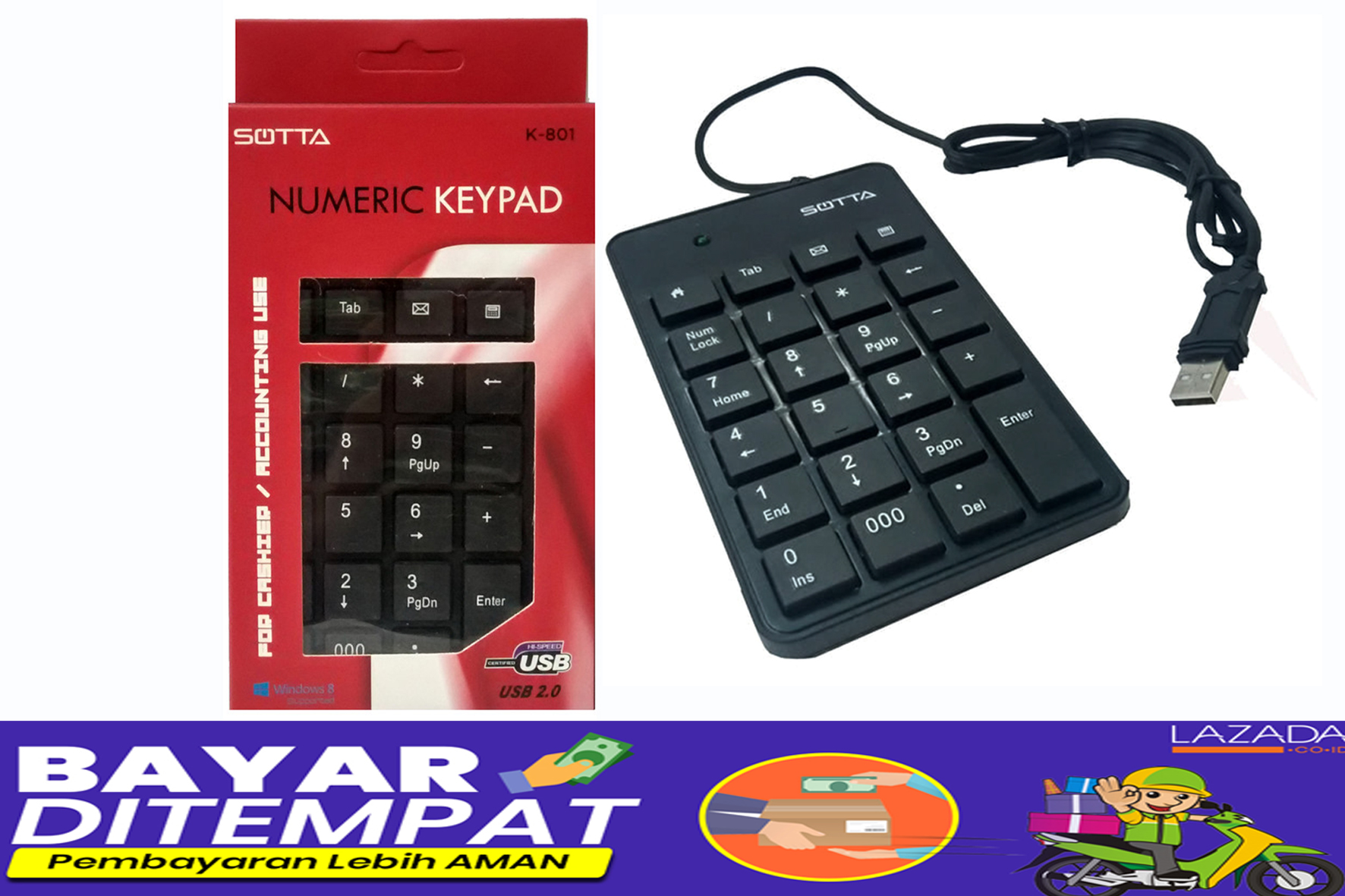 KEYBOARD NUMERIK SOTTA / KEYBOARD NUMERIK MURAH | Lazada Indonesia