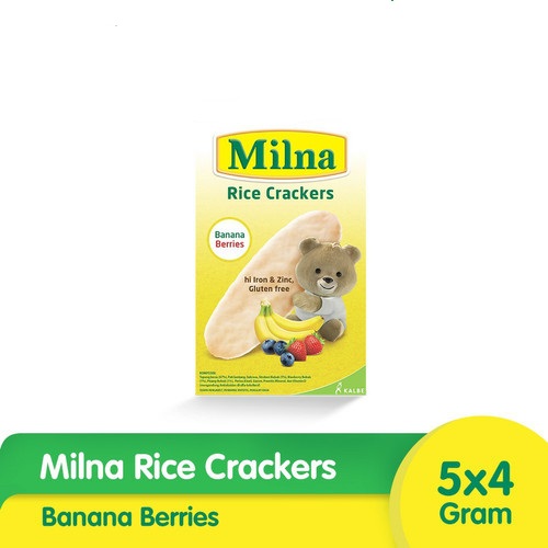 Biscuit Milna Rice Cracker 20 gr Snack Milna Crackers Camilan Bayi ...